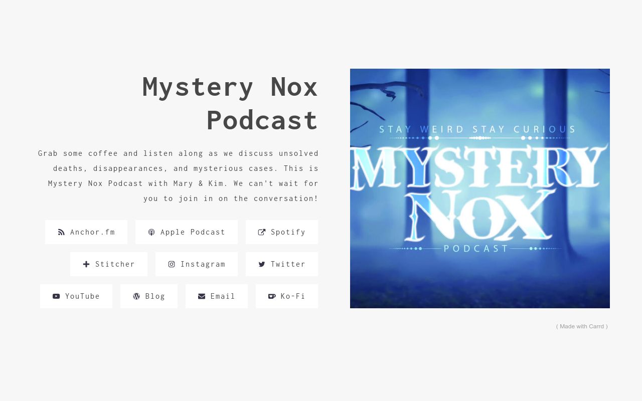 Mystery Nox Podcast